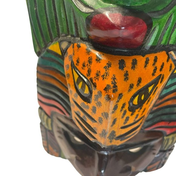 Handmade | Accents | Mayan Hand Carved Handpainted Folk Art Wood ...